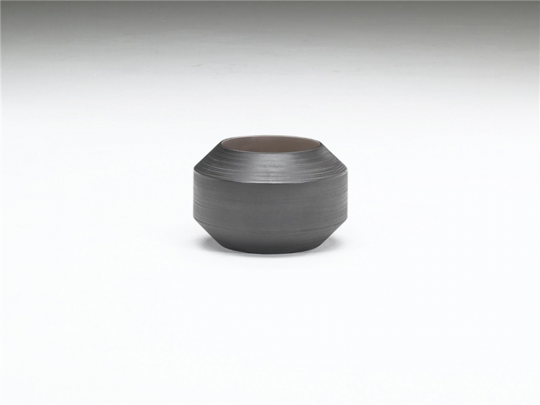 Natuzzi Italia Alba Wide Vase Grey/Beige - Furnitalia | Contemporary ...