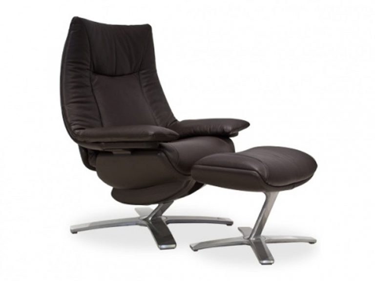 Natuzzi Re-Vive Casual Queen Recliner Brown - Furnitalia | Contemporary ...