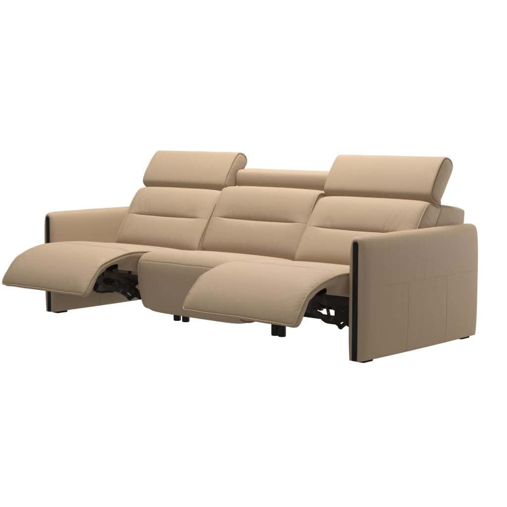 Stressless® Emily 3-Seat Sofa Wood - Furnitalia | Contemporary Italian ...