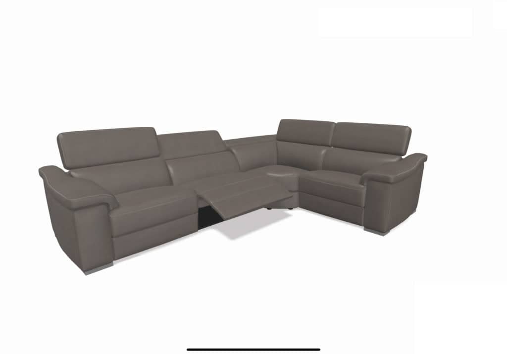 Natuzzi Italia Brick Sectional - Furnitalia | Contemporary Italian ...