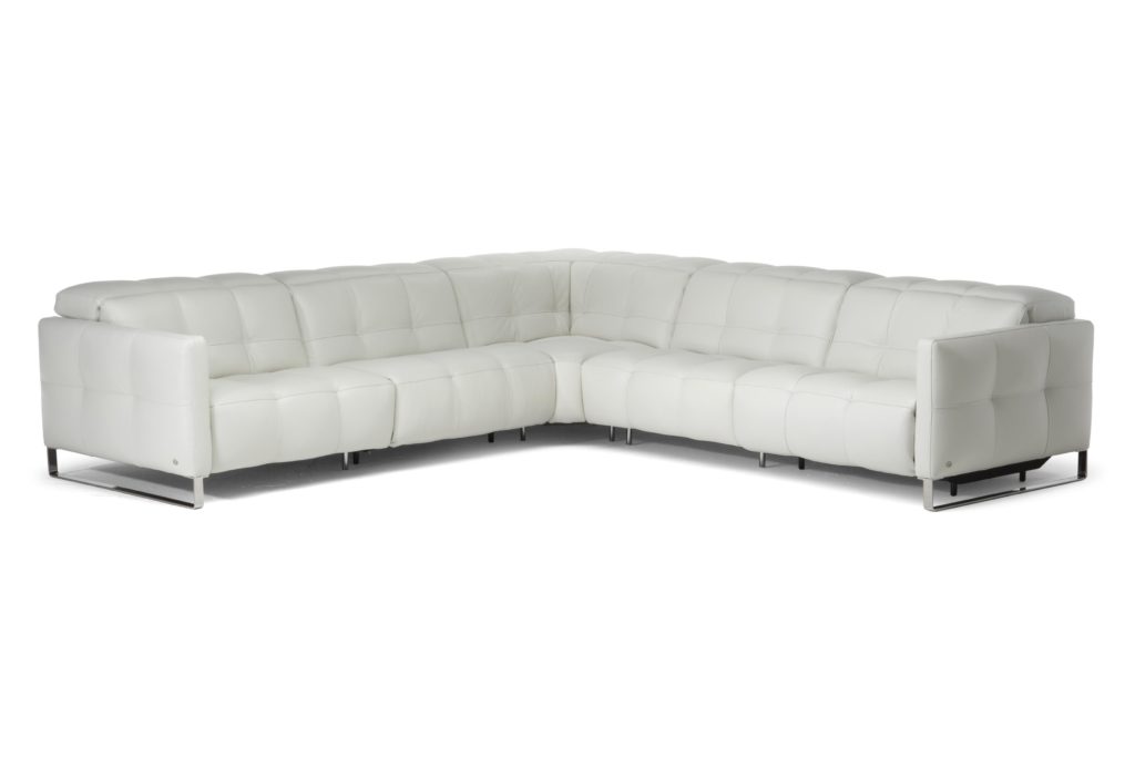 Natuzzi Italia Philo Sectional with Power Recliners - Furnitalia ...