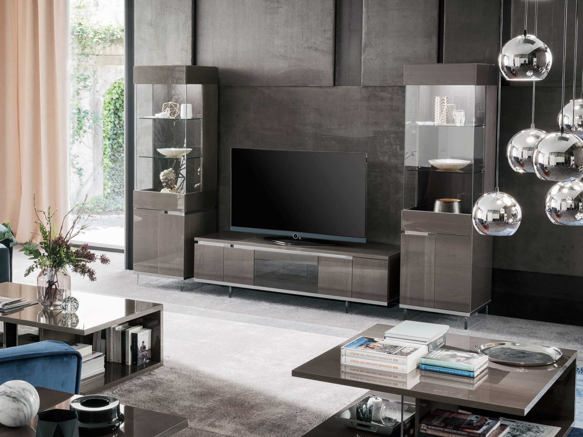 Alf Italia Athena Curio Cabinet - Furnitalia | Sleek Display with ...