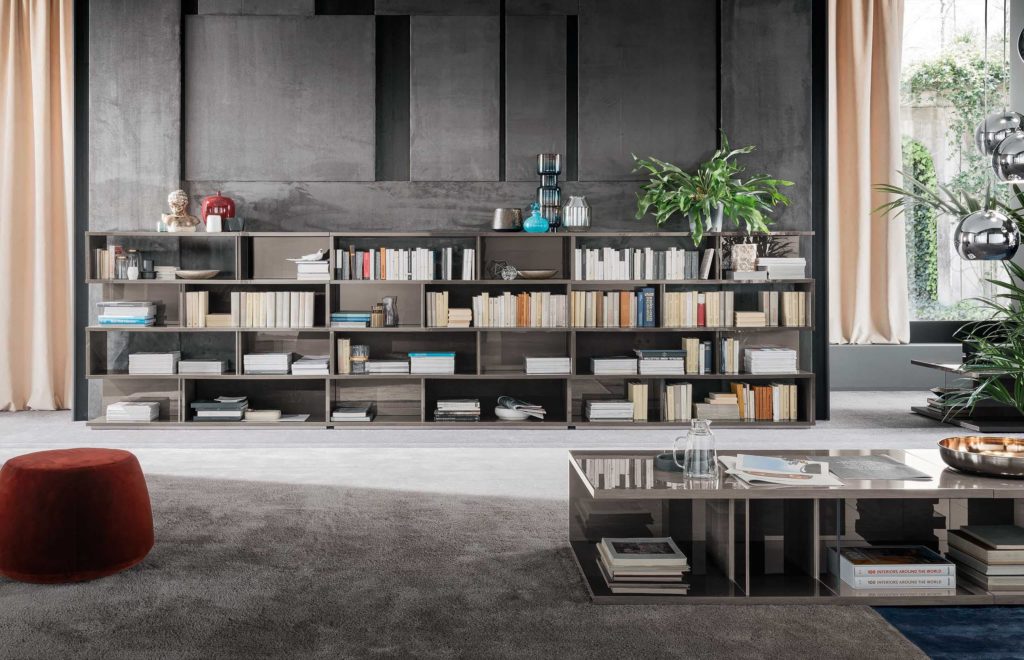Alf Italia Athena Bookcase - Furnitalia | Modular Elegance for Modern ...