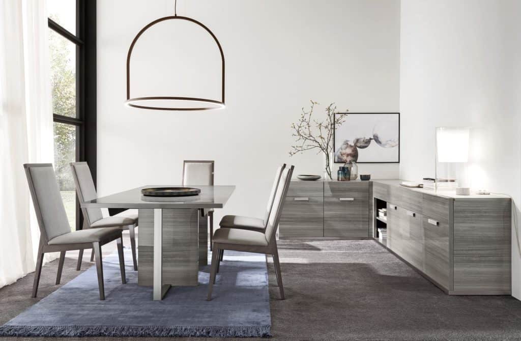 Alf Italia IRIS Dining Set 7pc - Furnitalia | Contemporary Italian ...