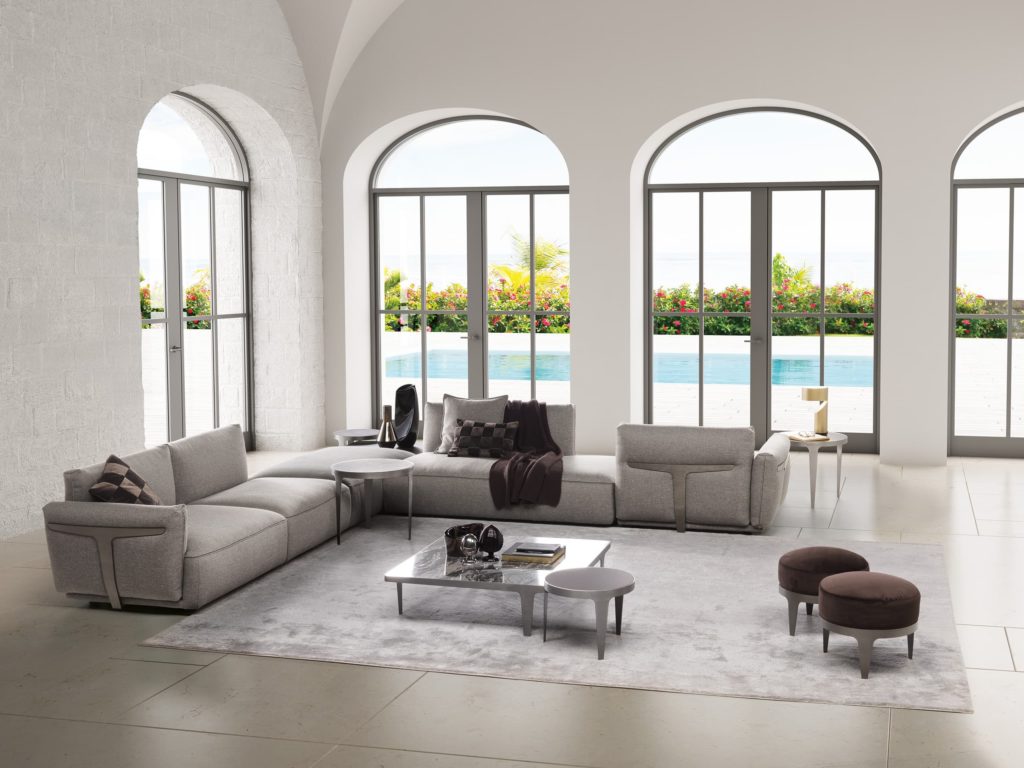 Natuzzi Italia Herman Sectional - Furnitalia | Sculptural Modular ...