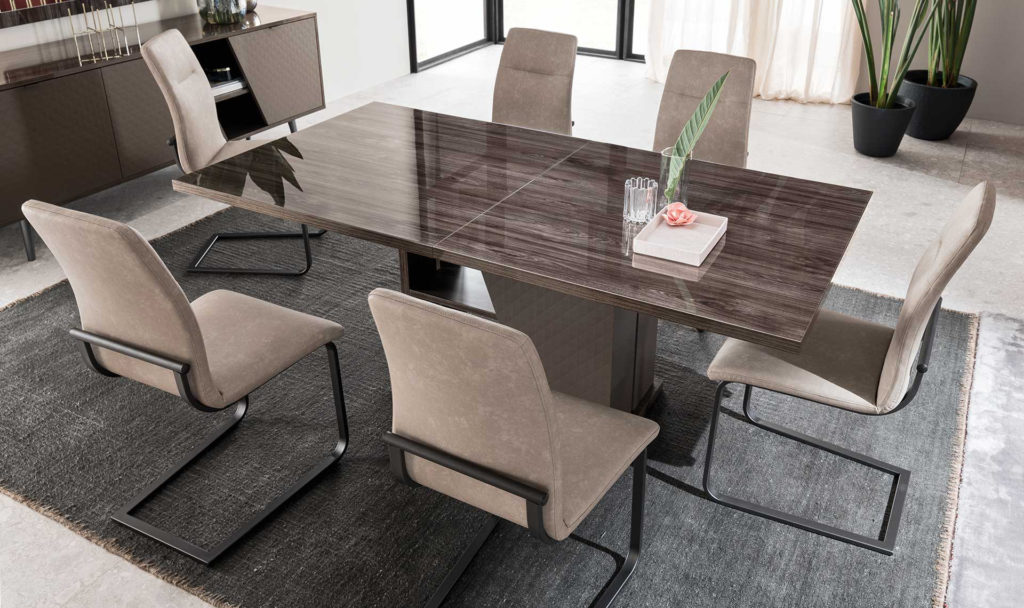 Alf Italia Frida 8pc Dining Set - Furnitalia | Contemporary Italian ...