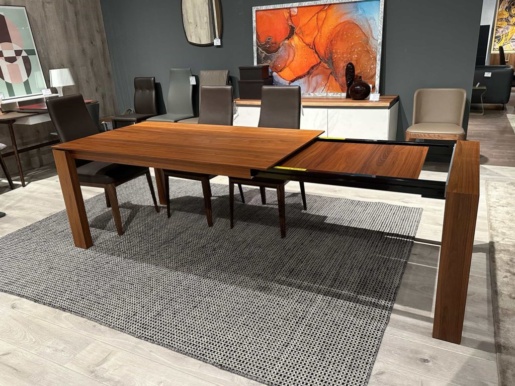 Calligaris Omnia Dining Table Walnut - Furnitalia | Contemporary ...