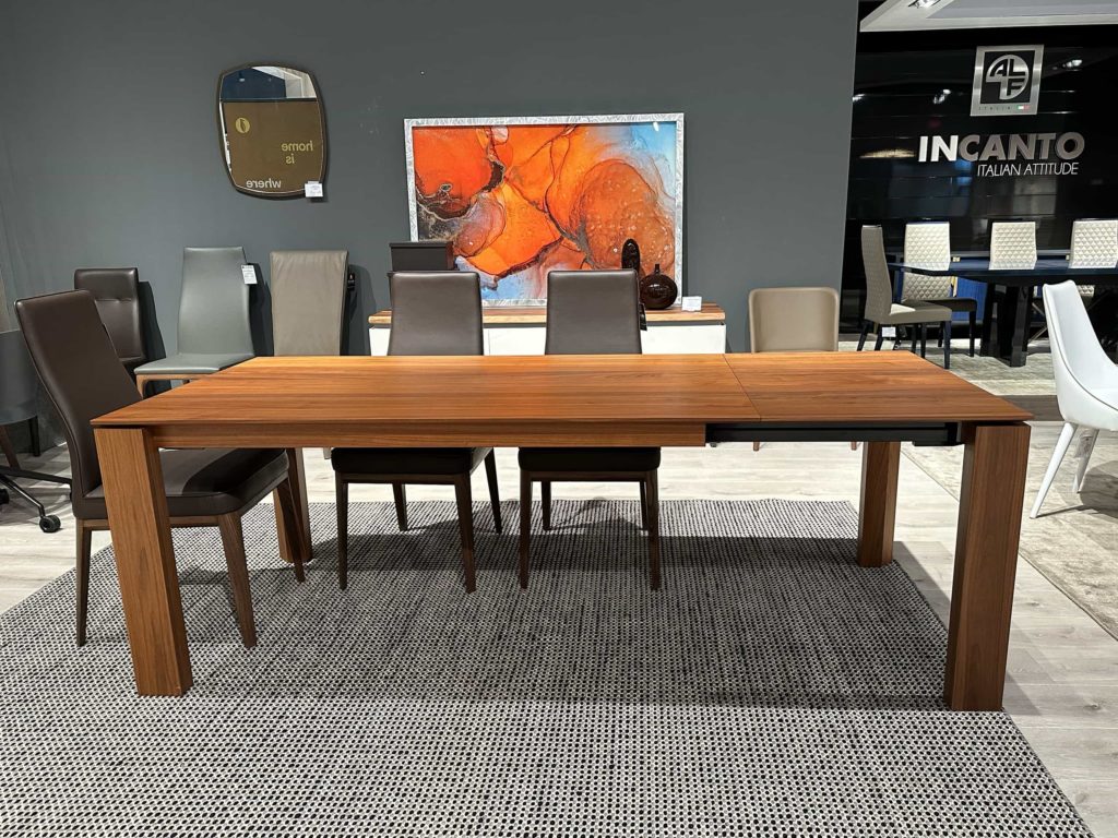 Calligaris Omnia Dining Table Walnut - Furnitalia | Contemporary ...