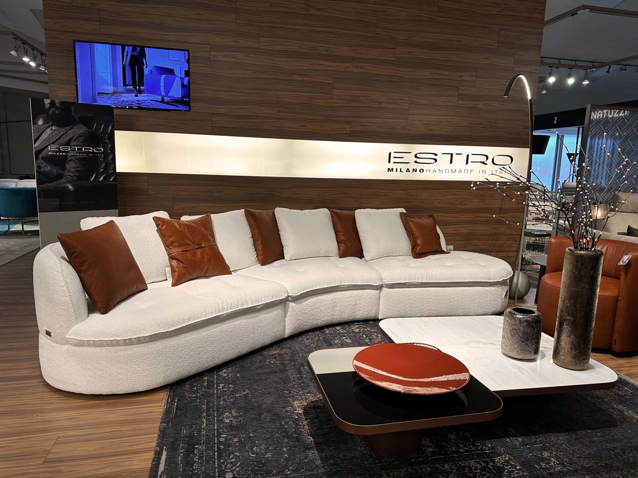 Estro Milano Vela 3PC Sectional White - Furnitalia | Contemporary ...