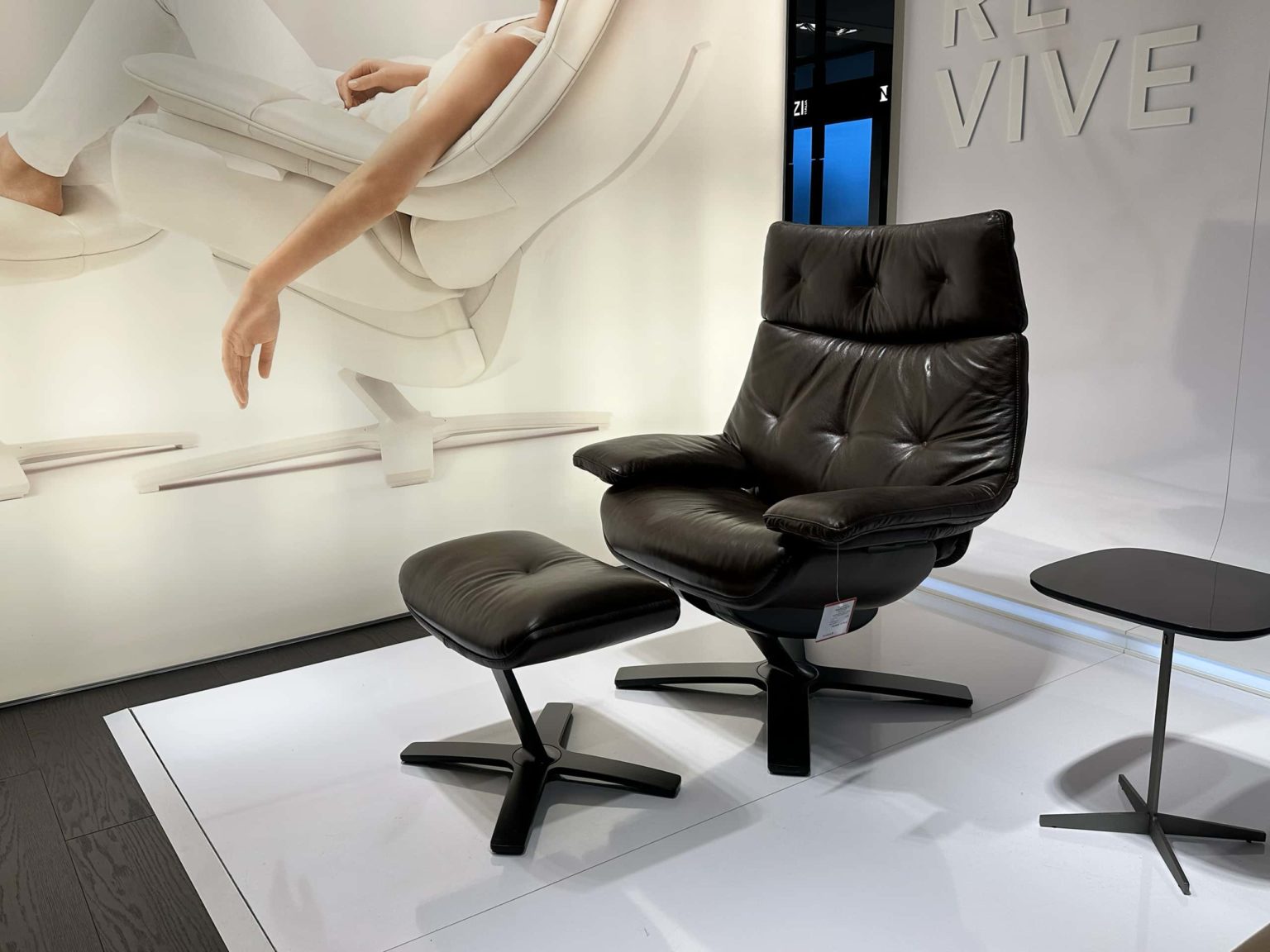 Natuzzi Re-Vive Club KS Dark Brown - Furnitalia | Contemporary Italian ...