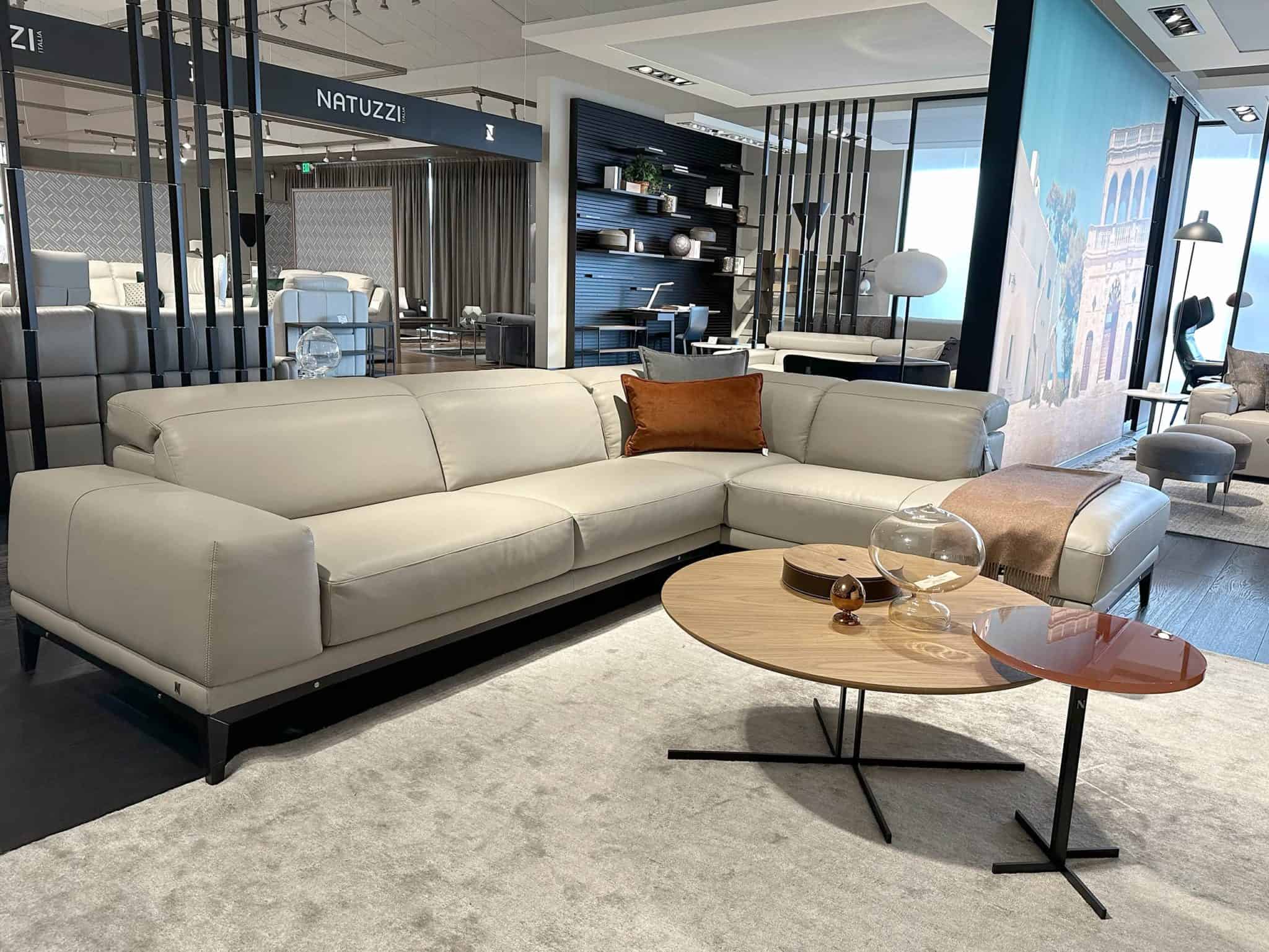 Natuzzi Italia Borghese Sectional - Furnitalia | Sculpted Elegance with ...