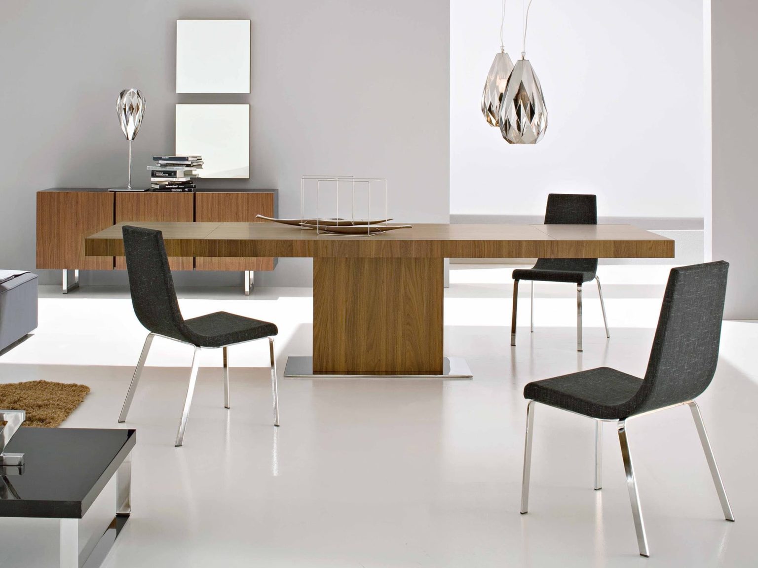 Calligaris Park Wood Extendable Dining Table Walnut - Furnitalia ...