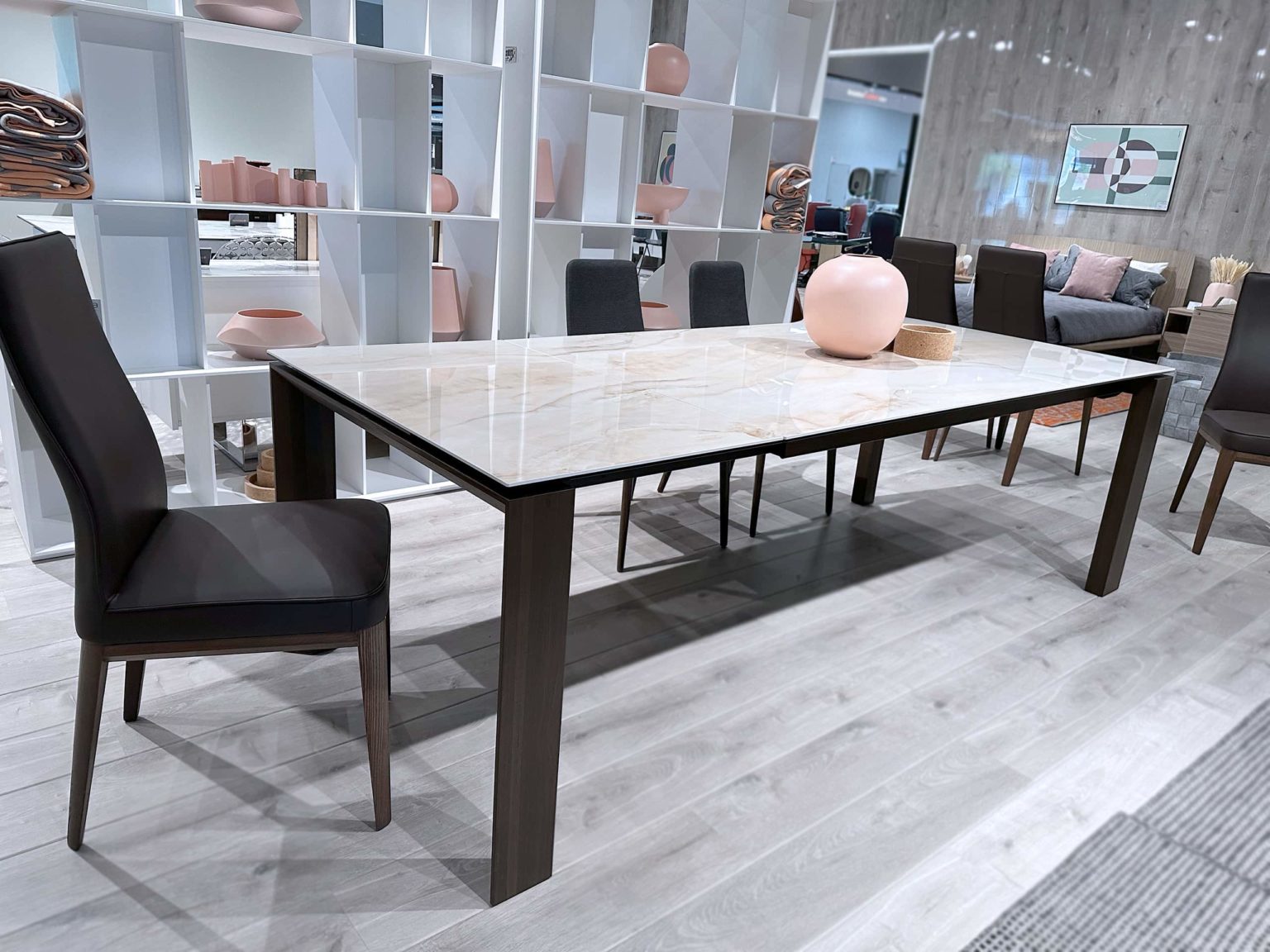 Calligaris Omnia Extendable Table Golden Onyx - Furnitalia ...