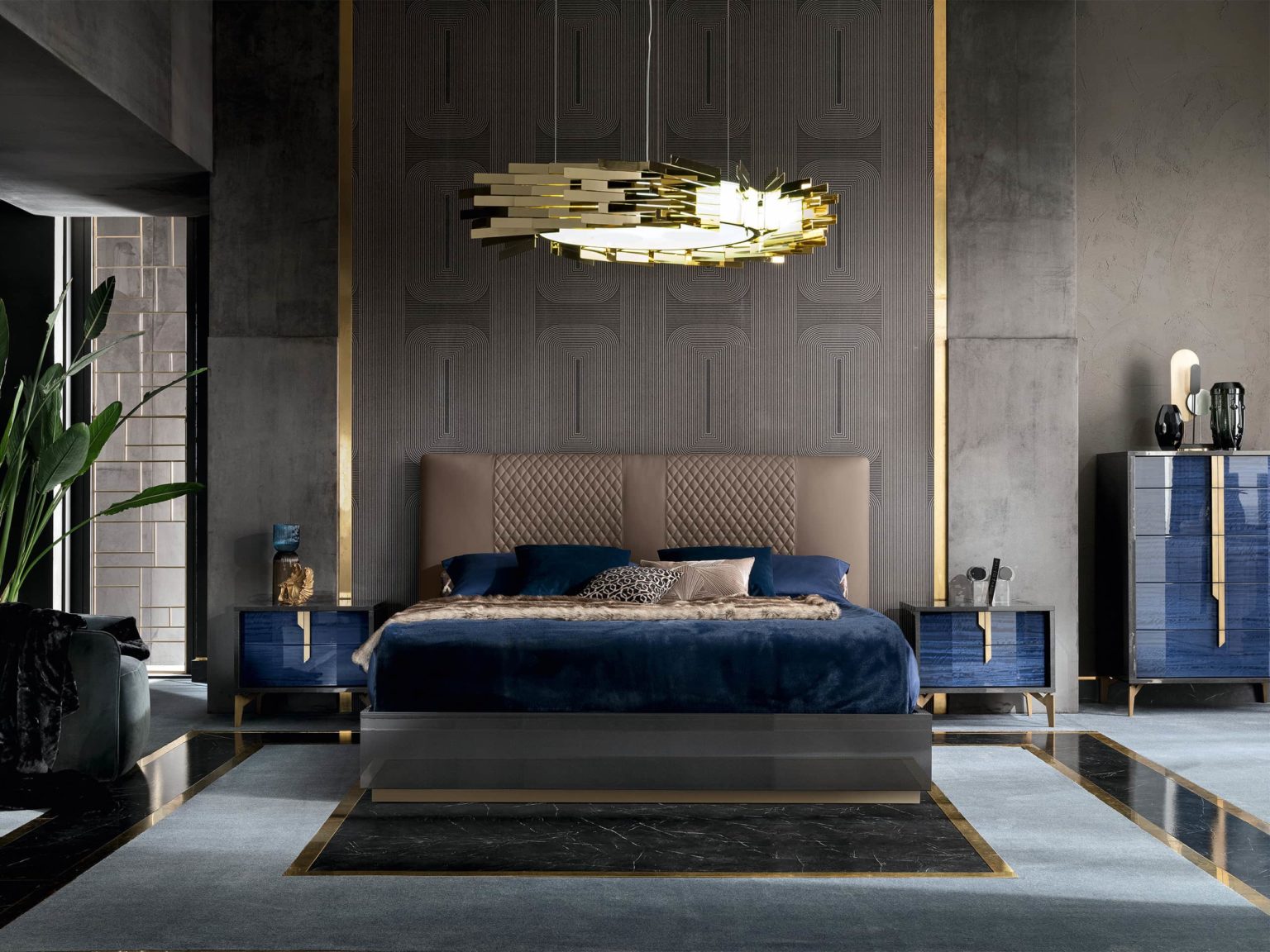 Alf Italia Oceanum Bedroom Set 3pc - Furnitalia | Radiant Modern Luxury ...