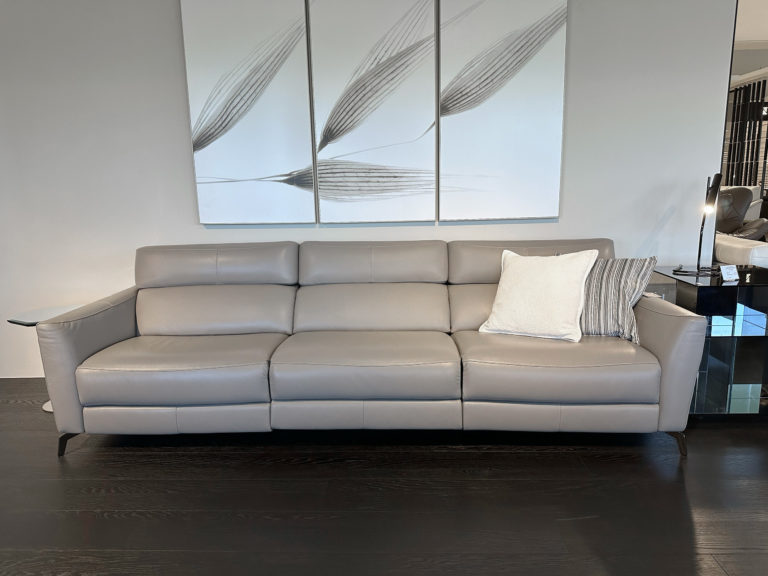 Natuzzi Italia Stan 3pc Sofa Grey - Furnitalia | Contemporary Italian ...