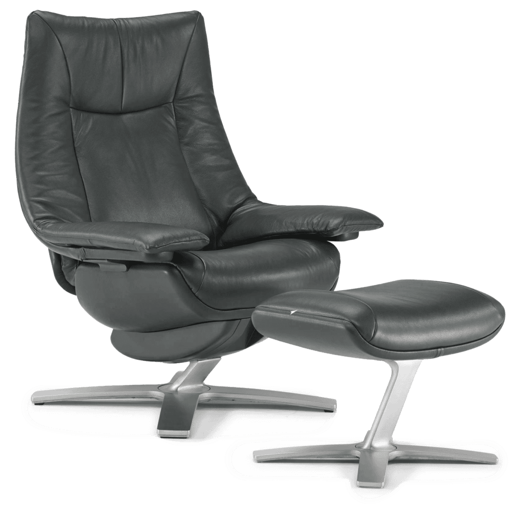Natuzzi Italia Re-Vive Casual Recliner - Furnitalia | Streamlined ...