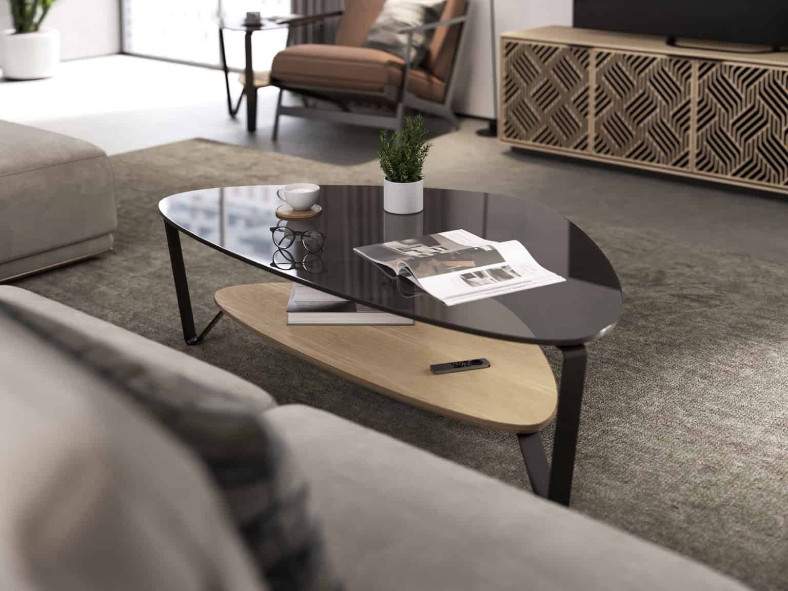 BDI Dino Large Coffee Table - Furnitalia | The Organic Heart of ...