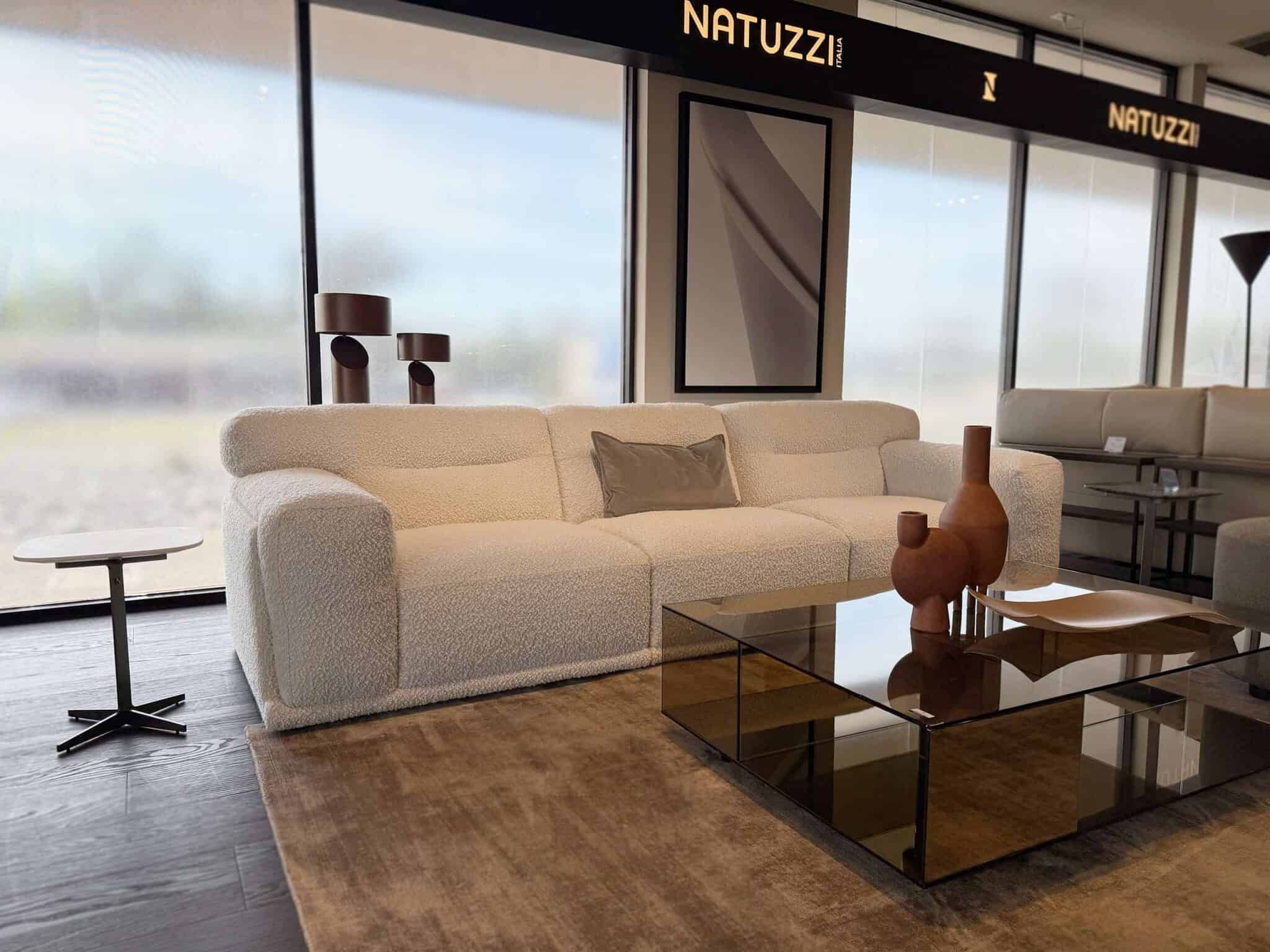 Natuzzi Italia Dorian Sofa - Furnitalia | Triple-Motion Luxury in Cold ...