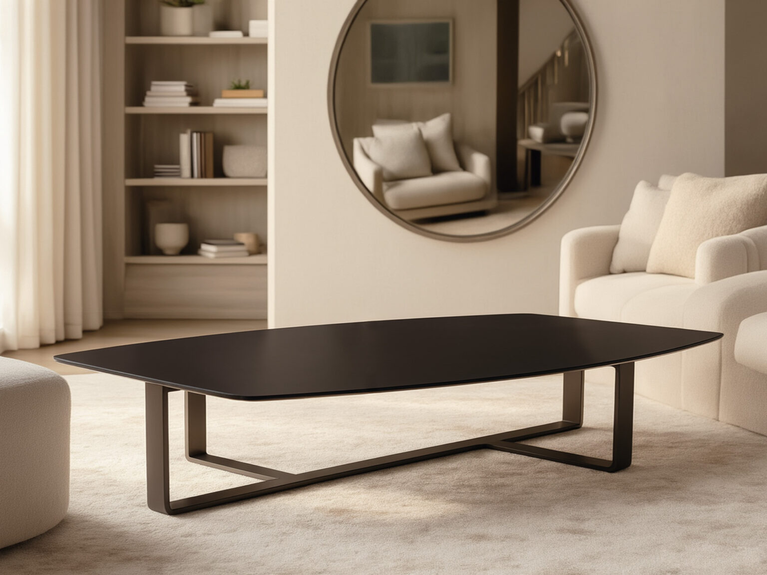 Natuzzi Italia Tempo Low Coffee Table - Furnitalia | Timeless Form ...