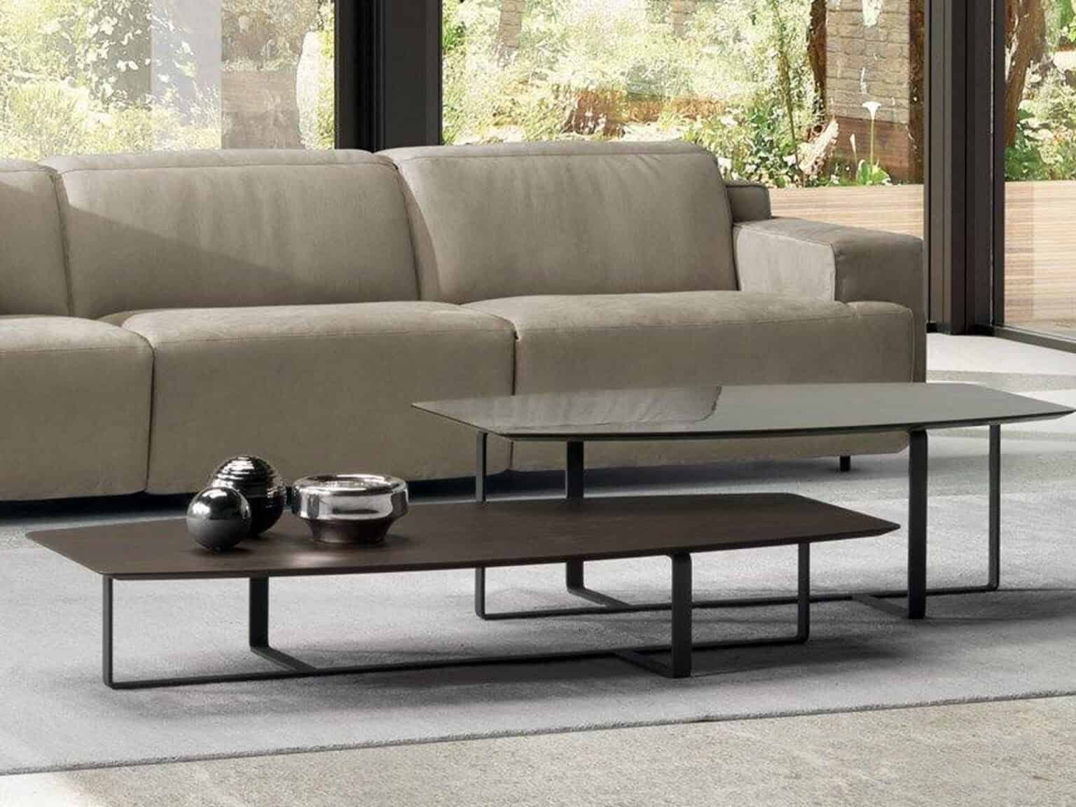 Natuzzi Italia Tempo Low Coffee Table - Furnitalia | Timeless Form ...