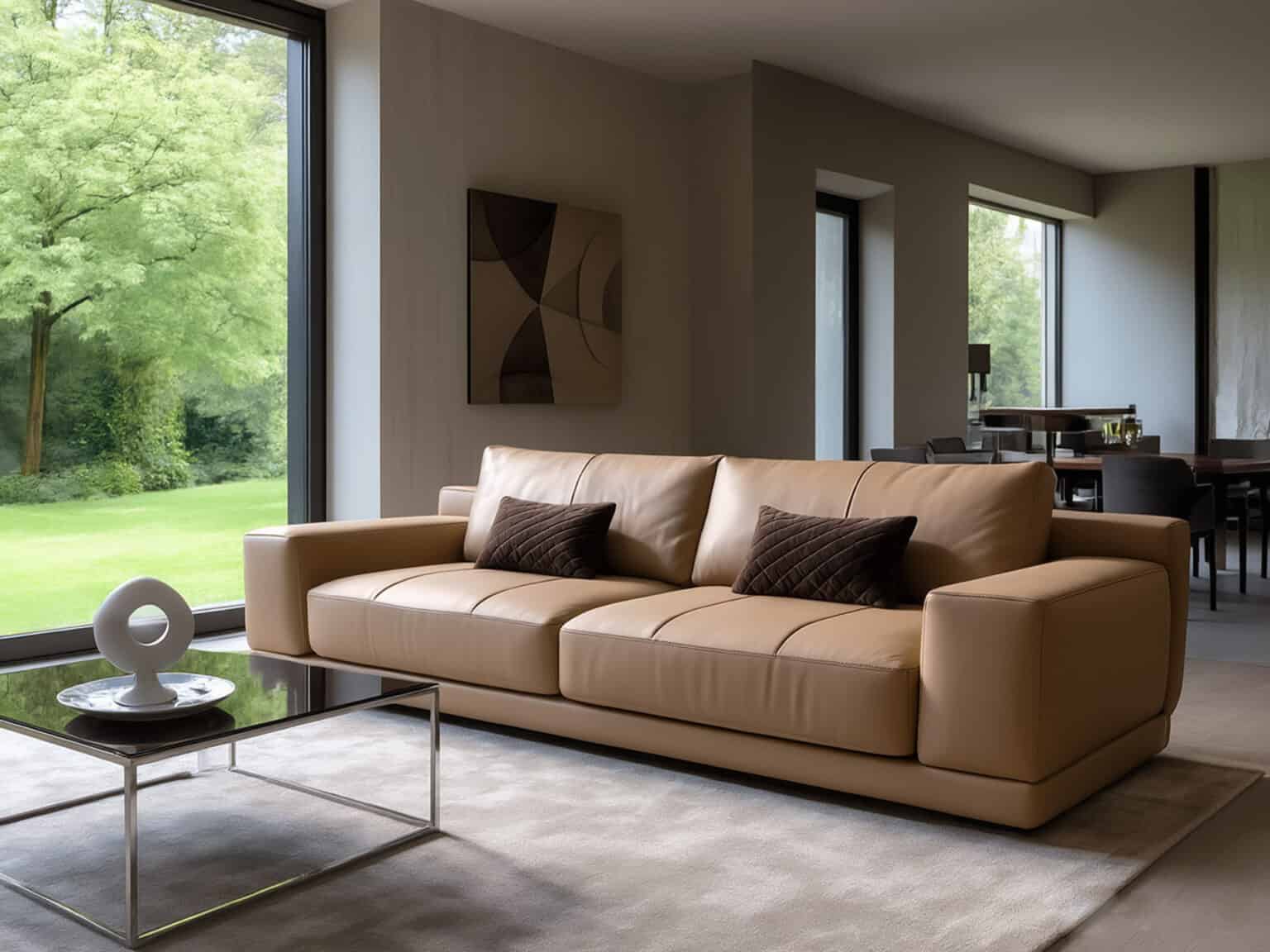 Natuzzi Italia Melpot Sofa with Shelves - Furnitalia | Triple-Motion ...